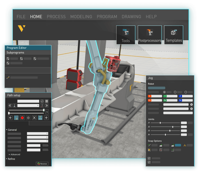 Robot Programming Visual Components